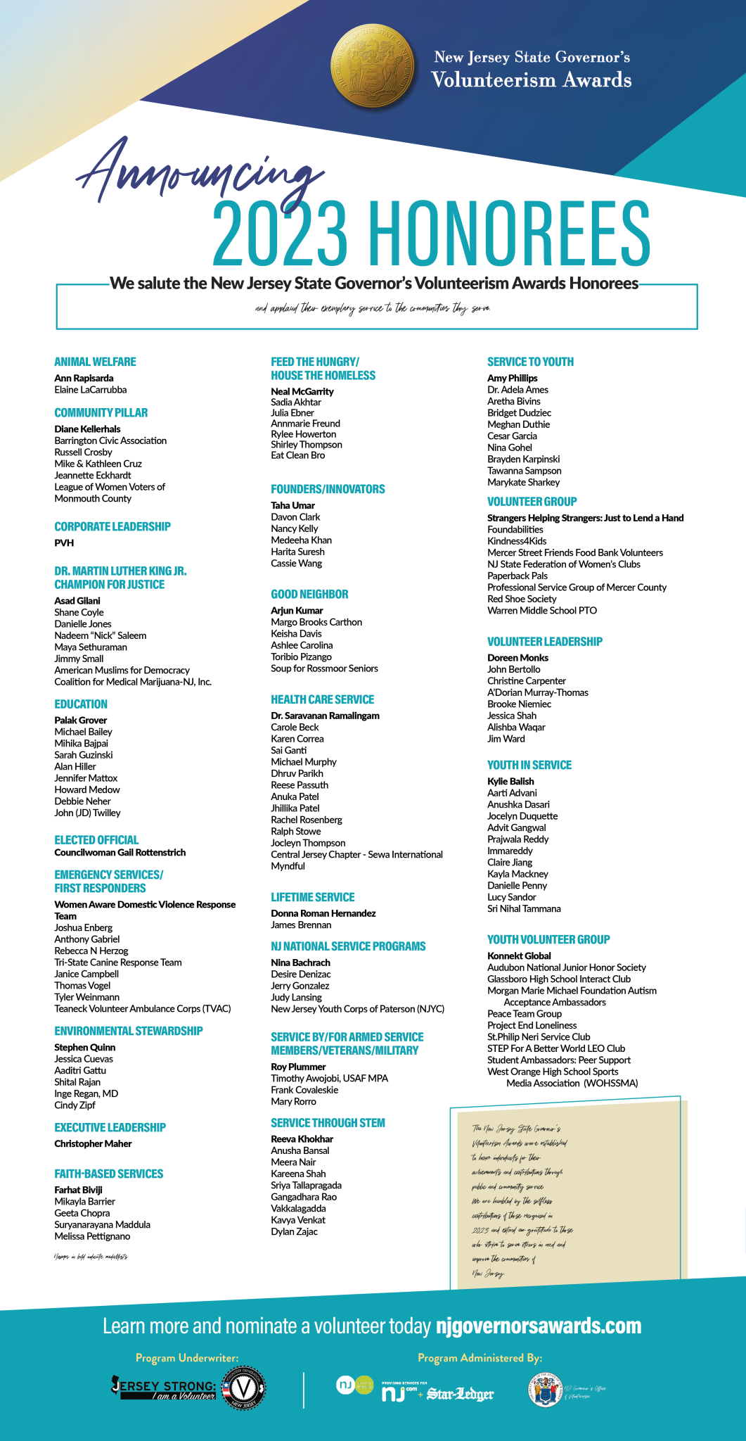 Home - Volunteerism Awards